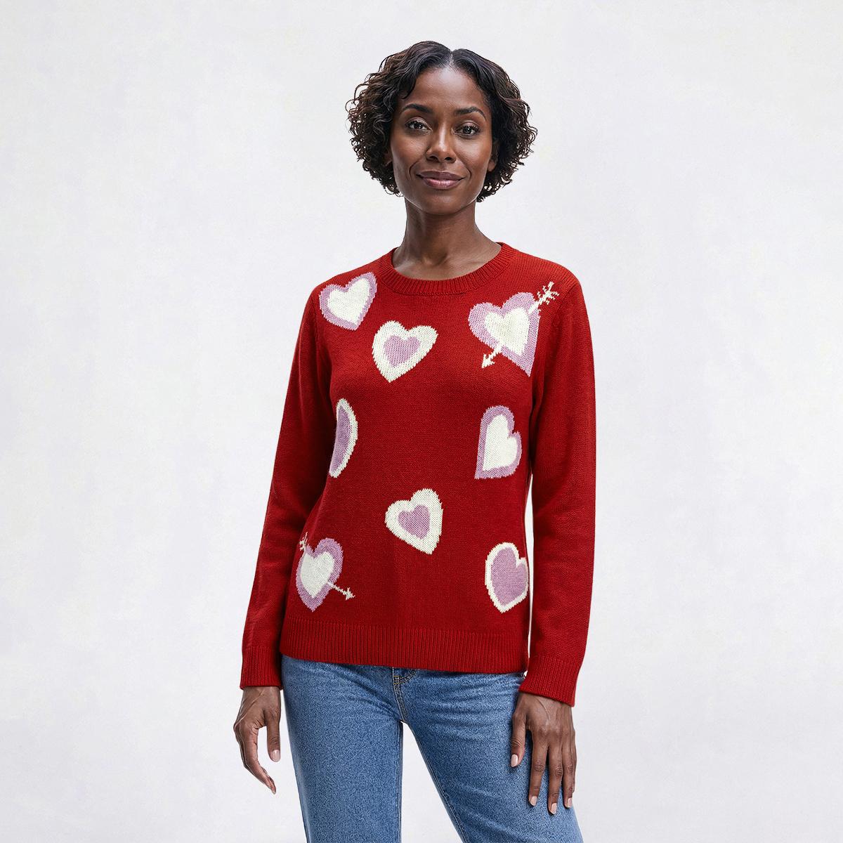 Click here for Petite Hasting & Smith Long Sleeve Floating Heart... prices